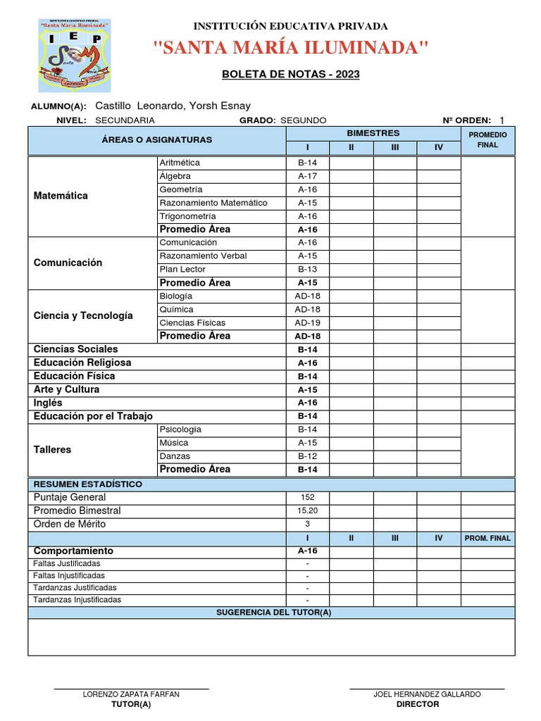 "Santa María Iluminada": Castillo Leonardo, Yorsh Esnay | PDF