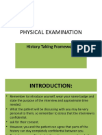 HISTORY TAKING Questions | PDF | Sexual Intercourse | Stroke