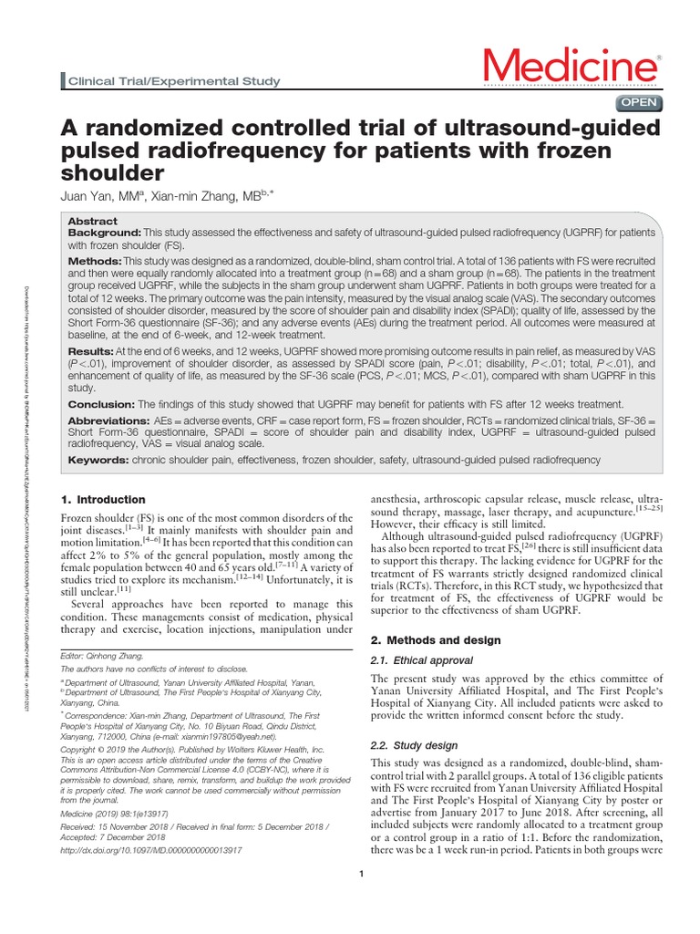 A Randomized Controlled Trial of Ultrasound Guided.39-2 | Download Free ... A Randomized Controlled Trial of Ultrasound Guided.39-2 | Download Free ...