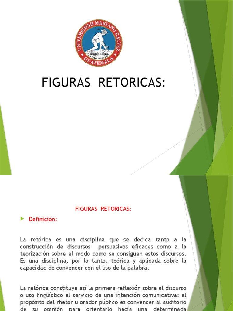 Figuras Retoricas | PDF | Retórica | Hablar en público