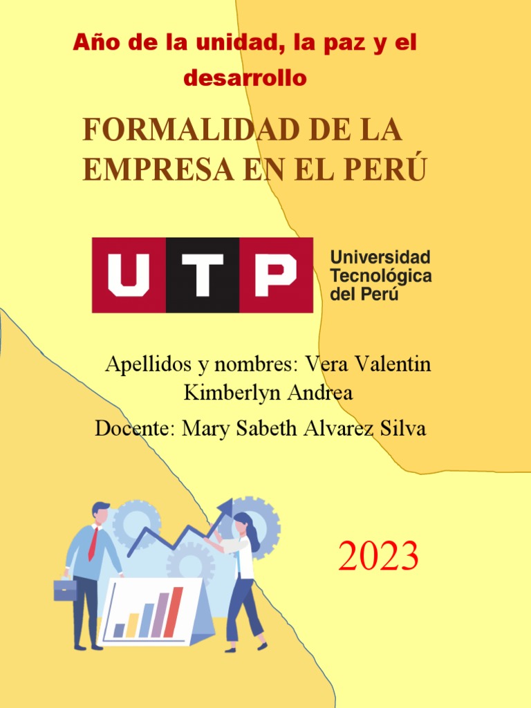 Infografía 1 Formalidad de La Empresa | PDF