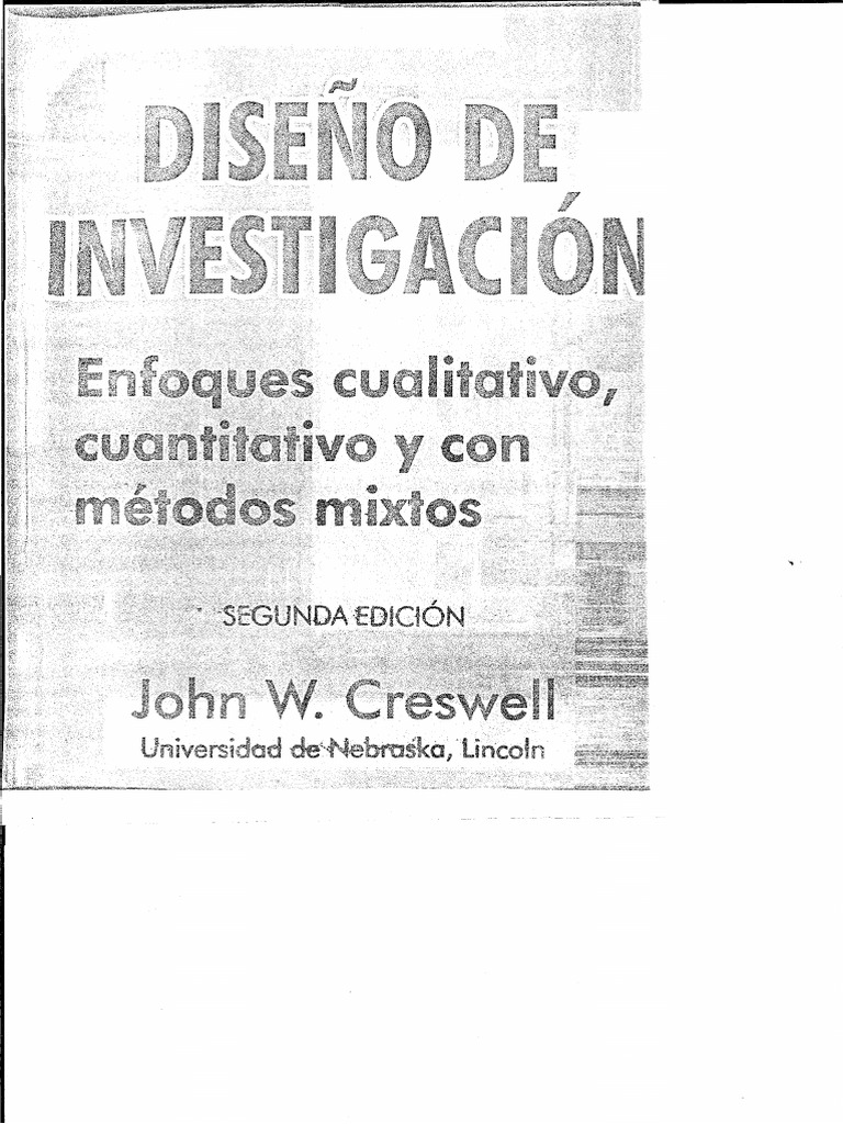 Creswell - Enfoques Cuantitativo, Cualitativo y Mixto | Descargar gratis PDF | Investigación ...