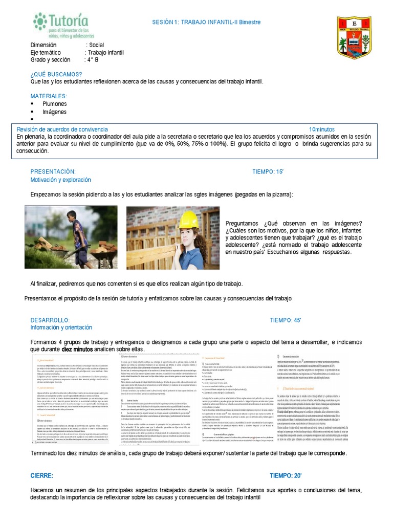 Causas del Trabajo Infantil en Perú | PDF | Trabajo infantil | Pobreza