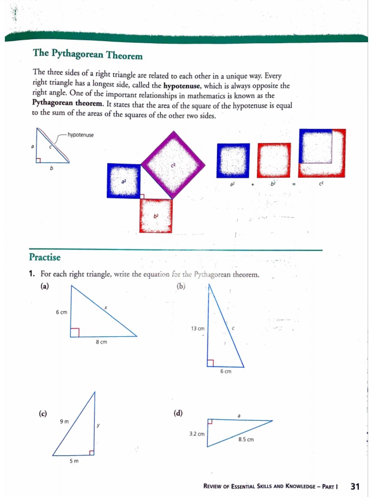 Pythagorean Theorem | PDF
