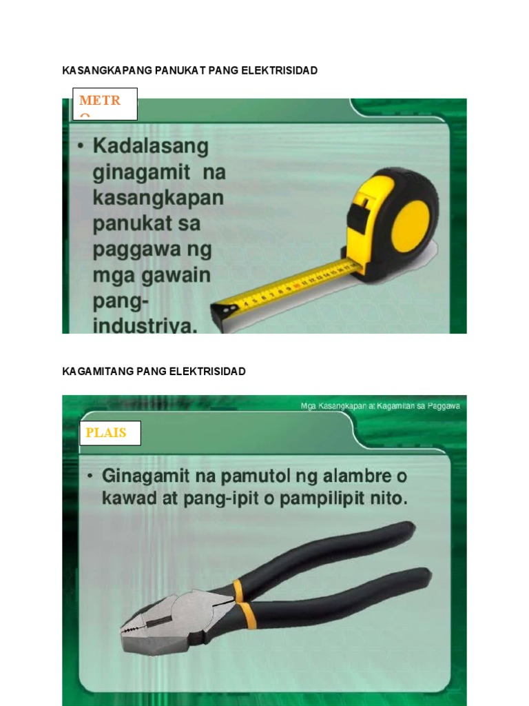Kasangkapang Panukat Pang Elektrisidad | PDF