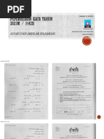 Kertas Peperiksaan 5 Tahun Matematik (Tadika) | PDF