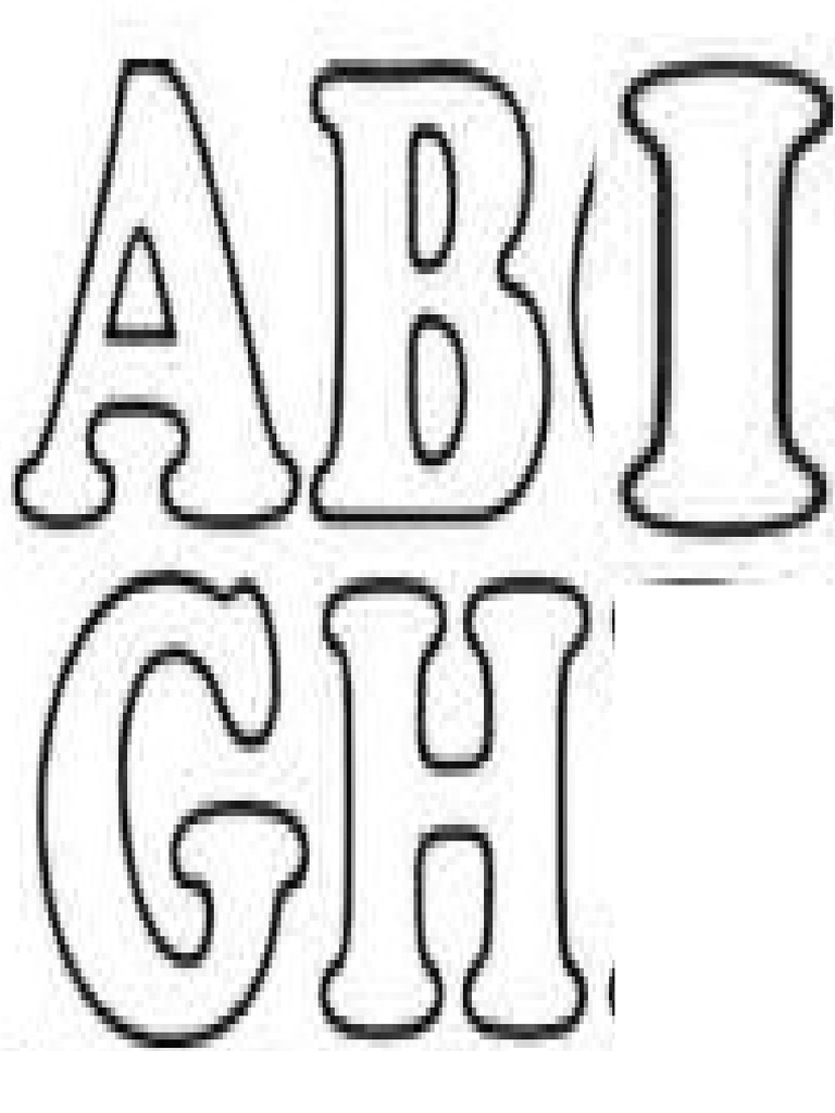 Molde de Letras | PDF