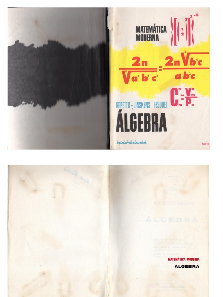 L4-Algebra Matemática Moderna Repetto Linskens Fesquet | PDF