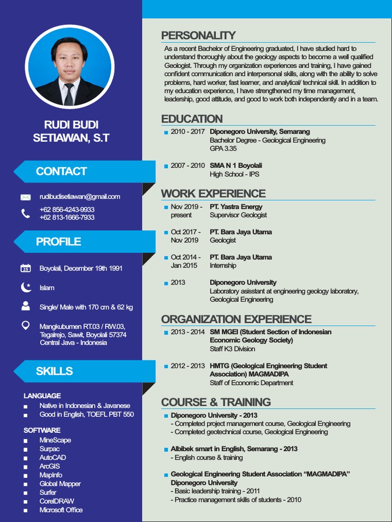 CV Rudi Budi Setiawan | PDF | Indonesia