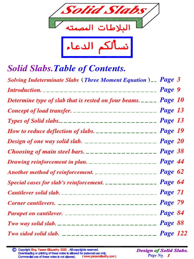 23 - (Slabs) Solid Slabs (2020) | PDF | Beam (Structure) | Physical Sciences