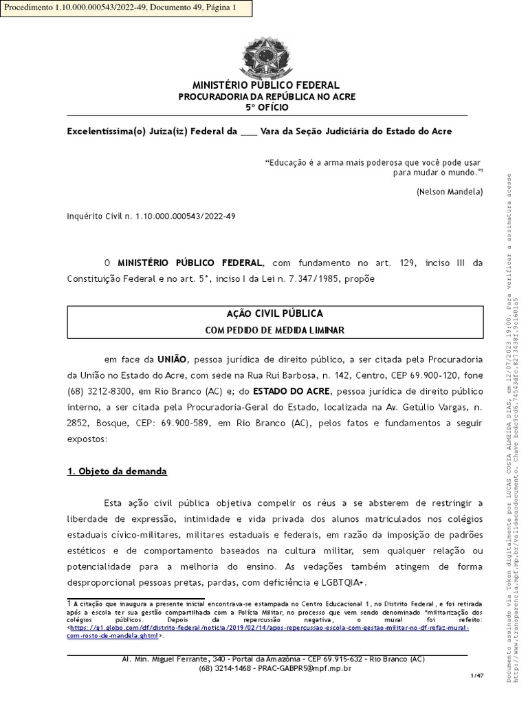 MPF Acre | PDF | Pedagogia | Brasil