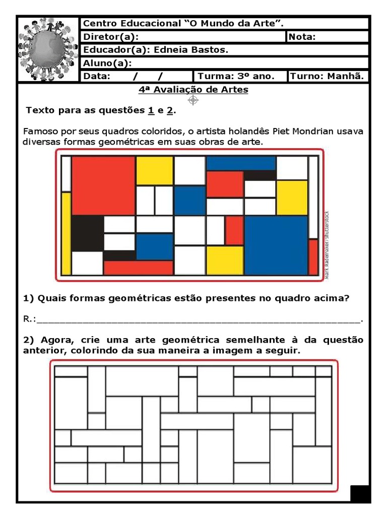 Prova Edneia Modelo Padrão Novo Finalizado | PDF