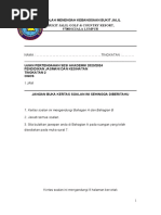 Kertas Exam PJPK t.2 Pat | PDF