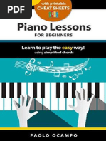 Guide 8 Piano Exercises | PDF | Hand | Piano