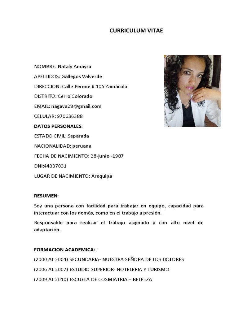 Curriculum Naty | PDF