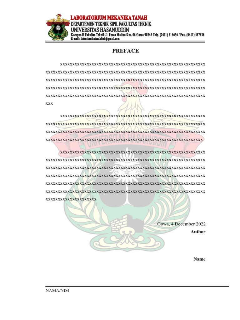 Preface 4sSGre68AIwQhJz | PDF