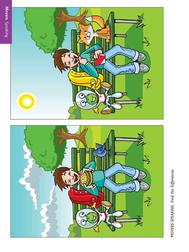 Speaking Skills - A1 Movers - p.30 - Find The Differences | PDF