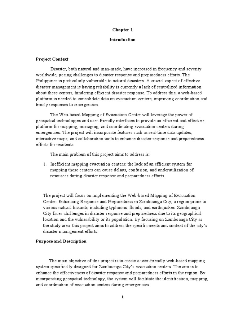 Web-Based Evacuation Center Mapping | PDF | Emergency Management ...