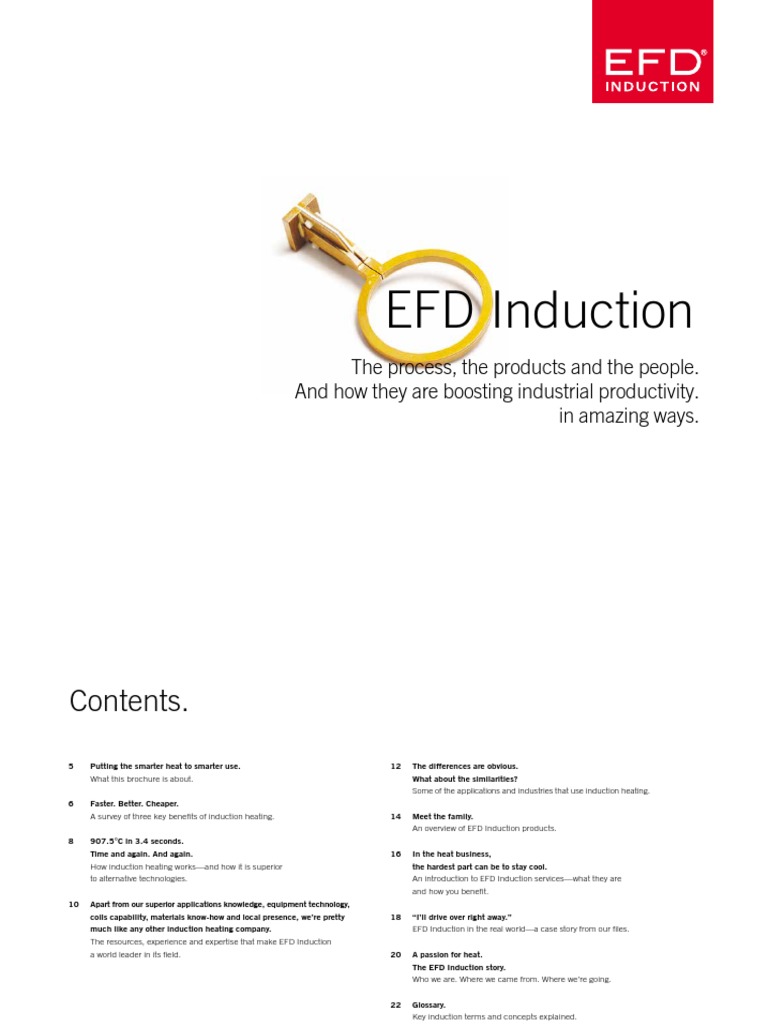 EFD Induction | Download Free PDF | Steel | Stainless Steel