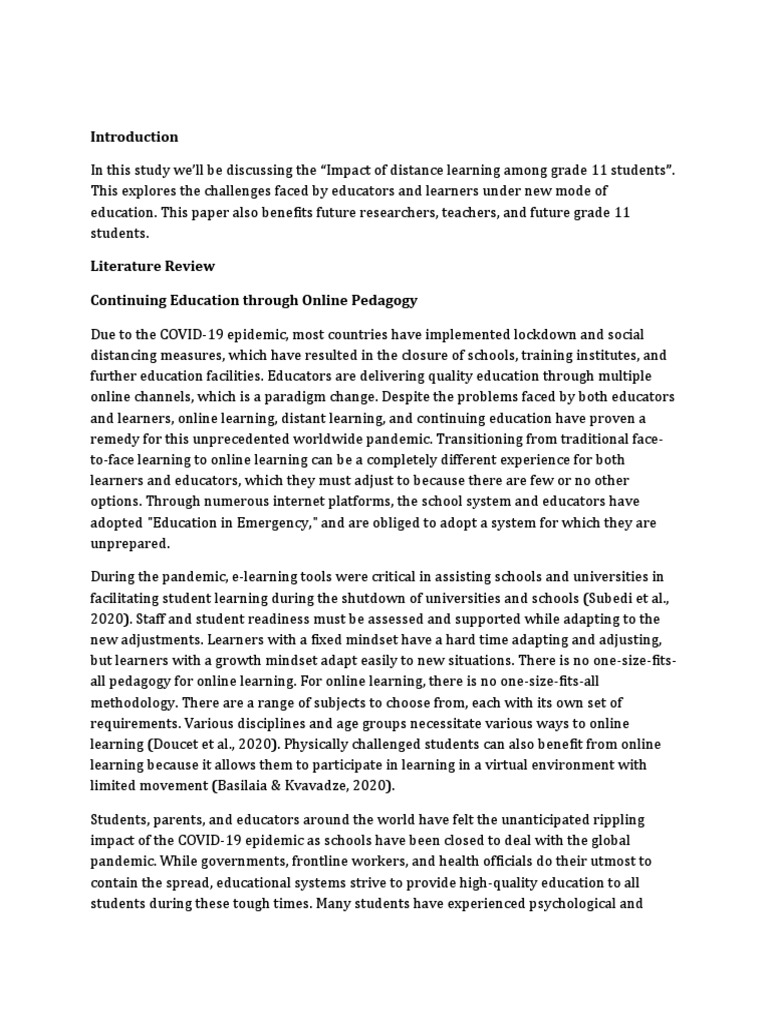 Literature Review Group 1 | PDF | Educational Technology | Learning
