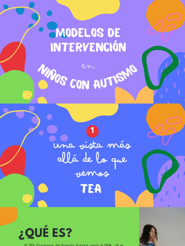 Modelos de Intervención en Niños Con Autismo | PDF | Espectro autista ...
