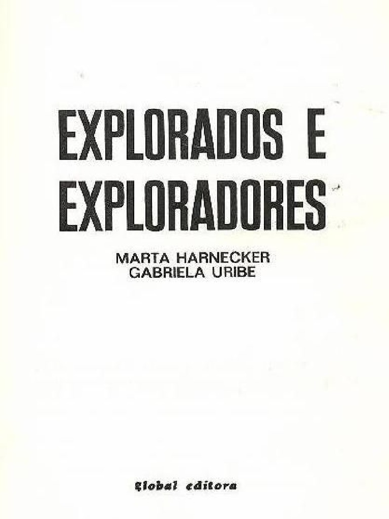 Explorados e Exploradores Harnecker Final Ok | PDF