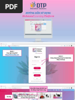 Bài 5 - Hướng Dẫn Sử Dụng Hệ Thống TNU - Elearning | PDF