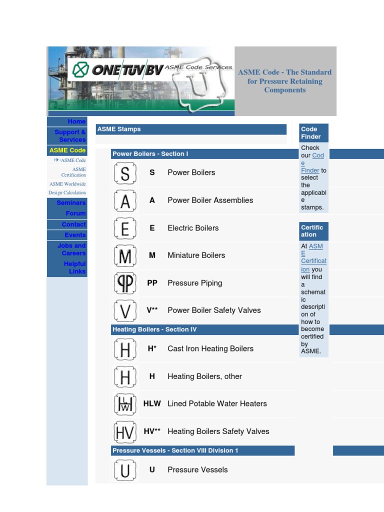 Power Boilers: ASME Code - The Standard For Pressure Retaining ...