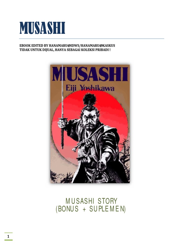 Biografi Eiji Yoshikawa dan Musashi | PDF