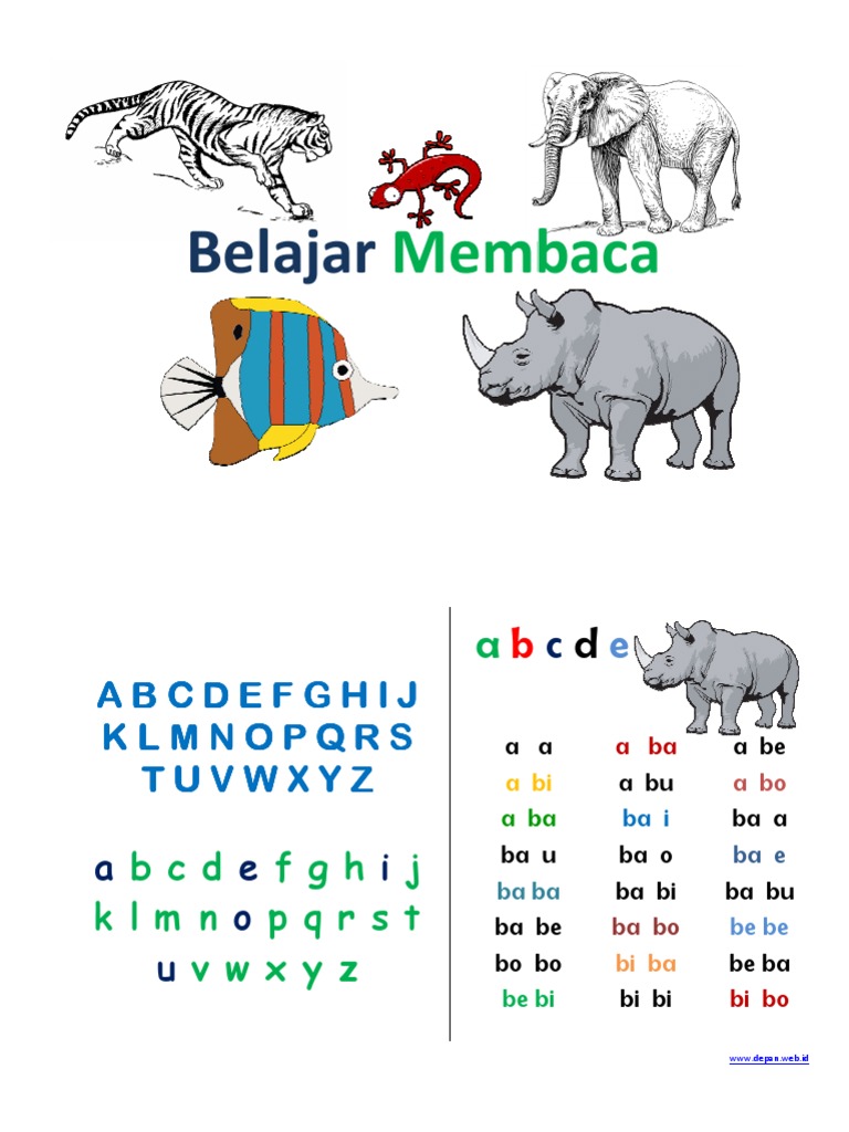 Belajar Membaca Untuk Anak TK | PDF