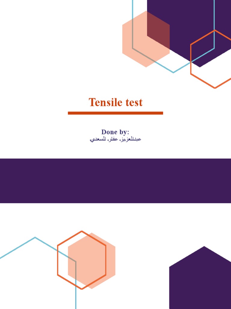 Tensile Test | PDF | Deformation (Engineering) | Stress (Mechanics)