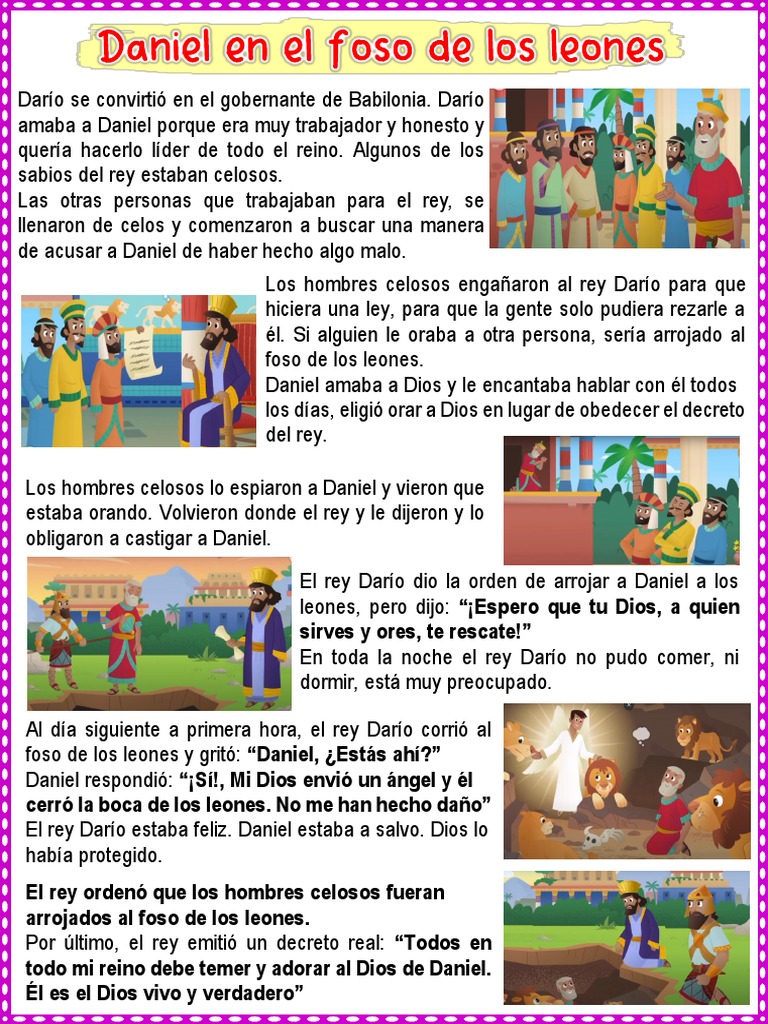 Ficha Daniel en El Foso de Los Leones | PDF | Oración