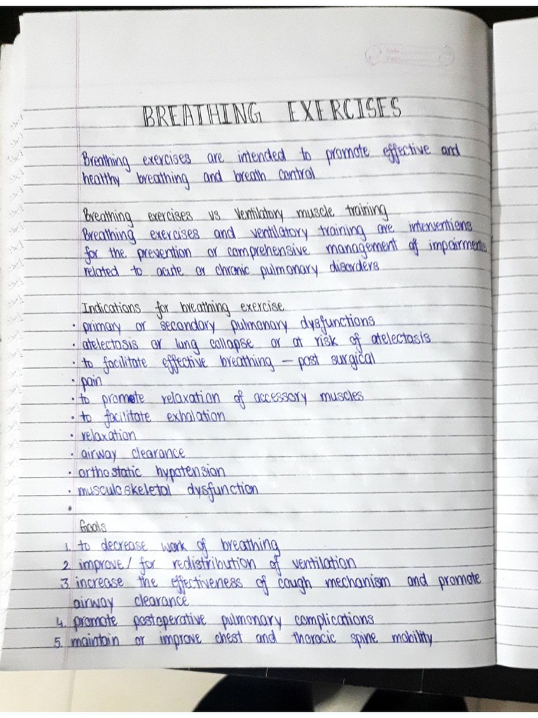 Breathing exercises | PDF