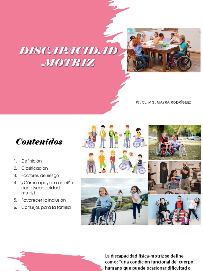 Discapacidad Motriz: Apoyo e Inclusión | PDF | Invalidez | Comunicación