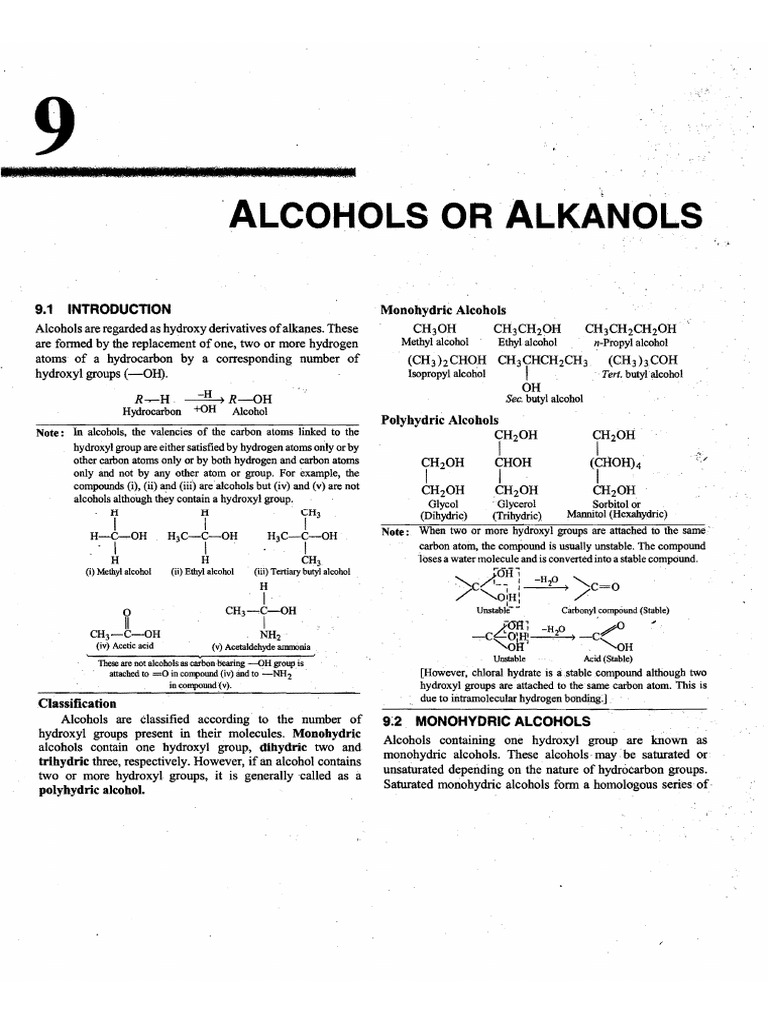 Alcohol | PDF