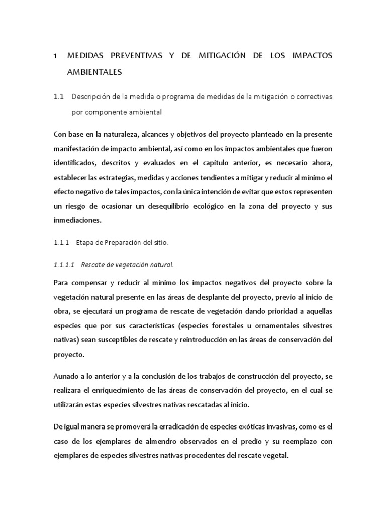 Medidas Preventivas y de Mitigacion | PDF | Residuos | Vertedero