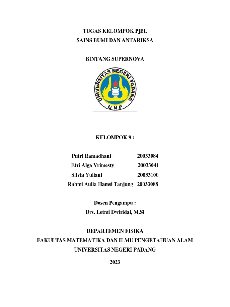 Batas Chandrasekhar dan Supernova | PDF