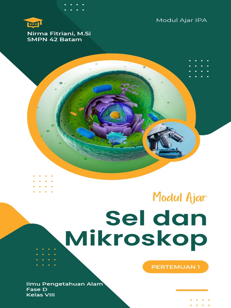 MODUL AJAR SEL DAN MIKROSKOP TUGAS IHT Compressed 1 | PDF | Sains & Matematika