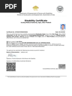 Hearing Impairment Disability Certificate | PDF