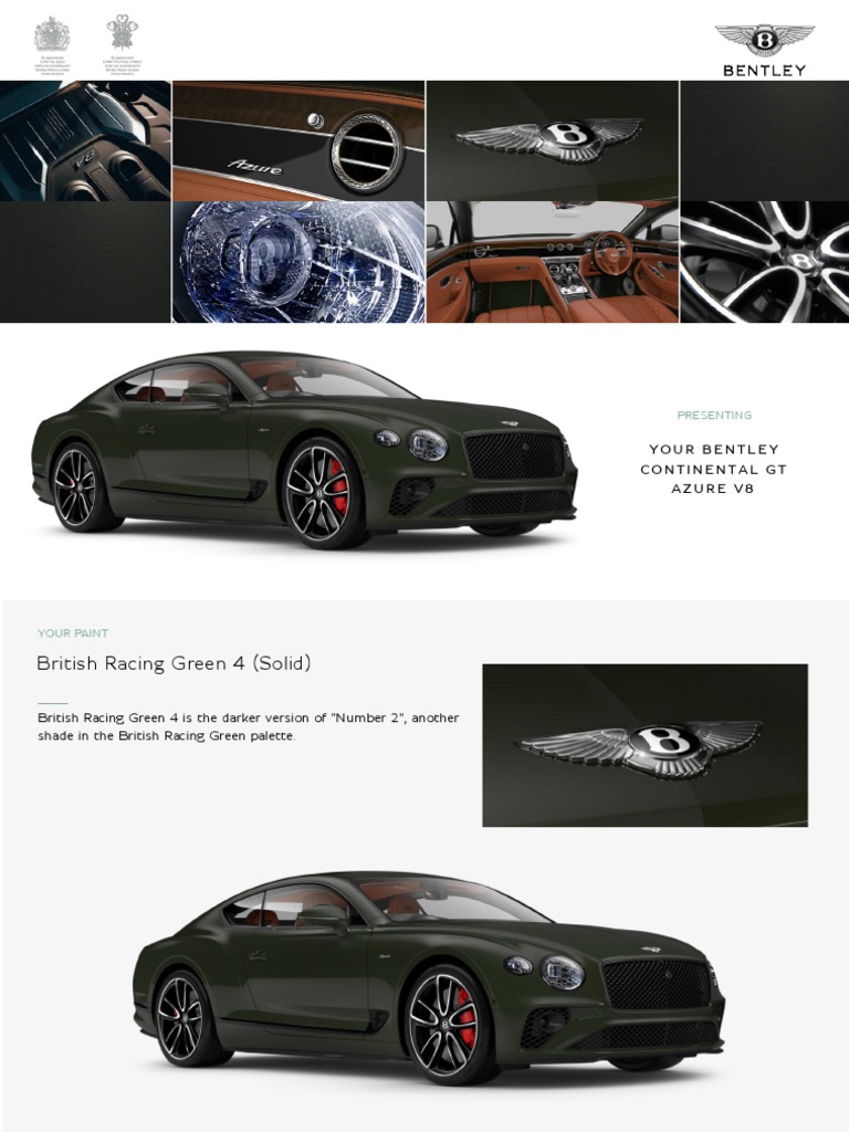 Bentley Brochure | PDF | Automotive Technologies | Car Manufacturers