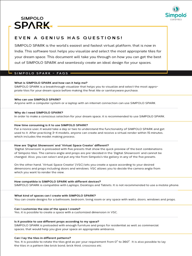 Spark English FAQ | PDF | Online And Offline | Computing