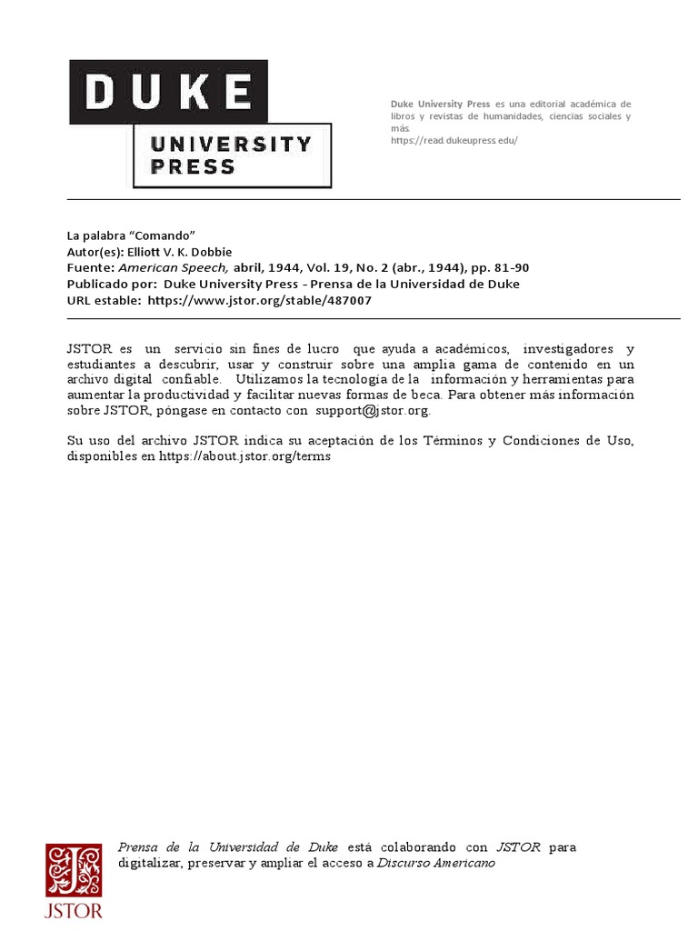 The Word Commando | PDF | Sudáfrica | Diccionario