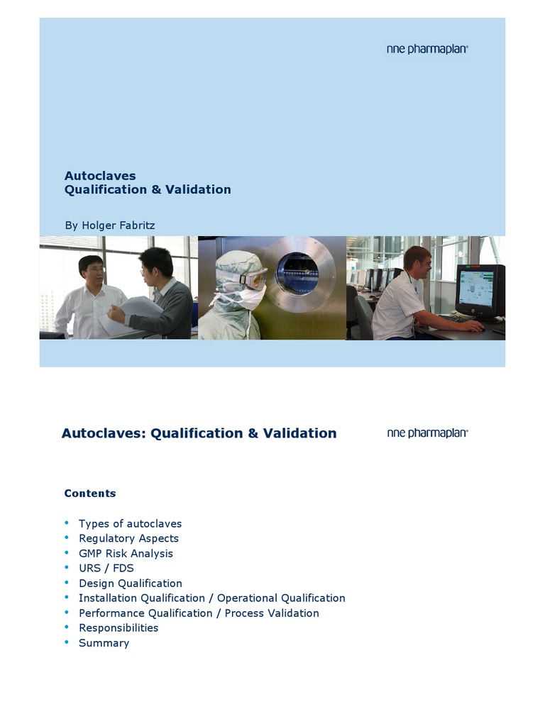 Qualification of Autoclaves | PDF | Verification And Validation ...