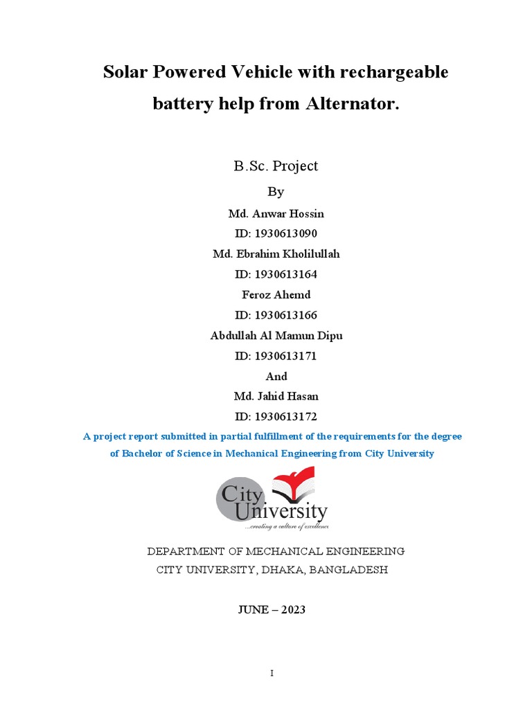 Final Verson 6B (10) ME (EVE) | PDF | Photovoltaics | Lithium Ion Battery