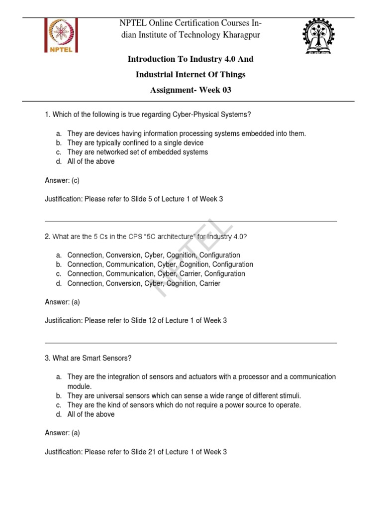 Week 03 Assignment Solution Pdf Artificial Intelligence