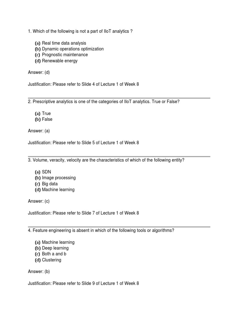 Week 8 Assignment Solution | PDF Week 8 Assignment Solution | PDF