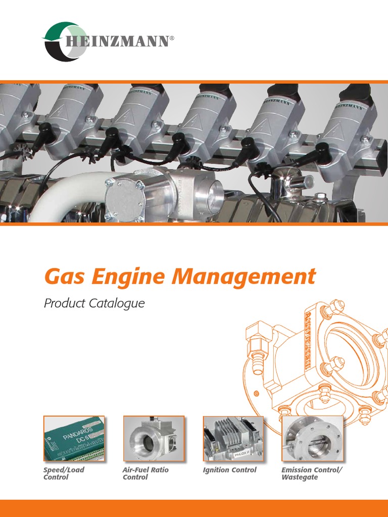 Gas Engine Management: Product Catalogue | PDF | Throttle | Actuator