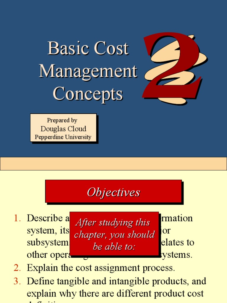 Lesson 2 Basic Cost Concepts | PDF | Cost | System