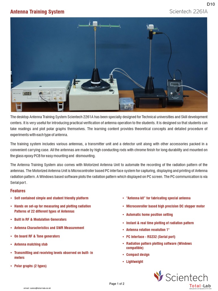 Scientech-2261A | Download Free PDF | Antenna (Radio) | Broadcasting