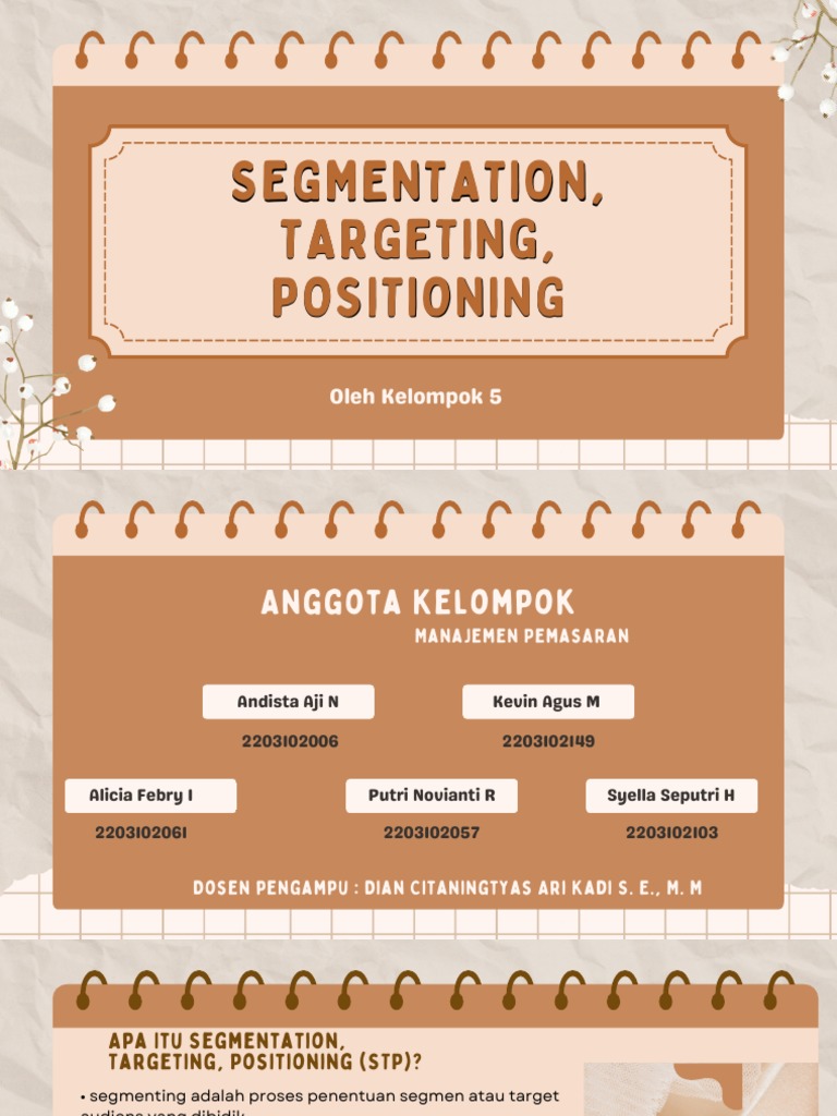 Segmentation Targeting Positioning | PDF